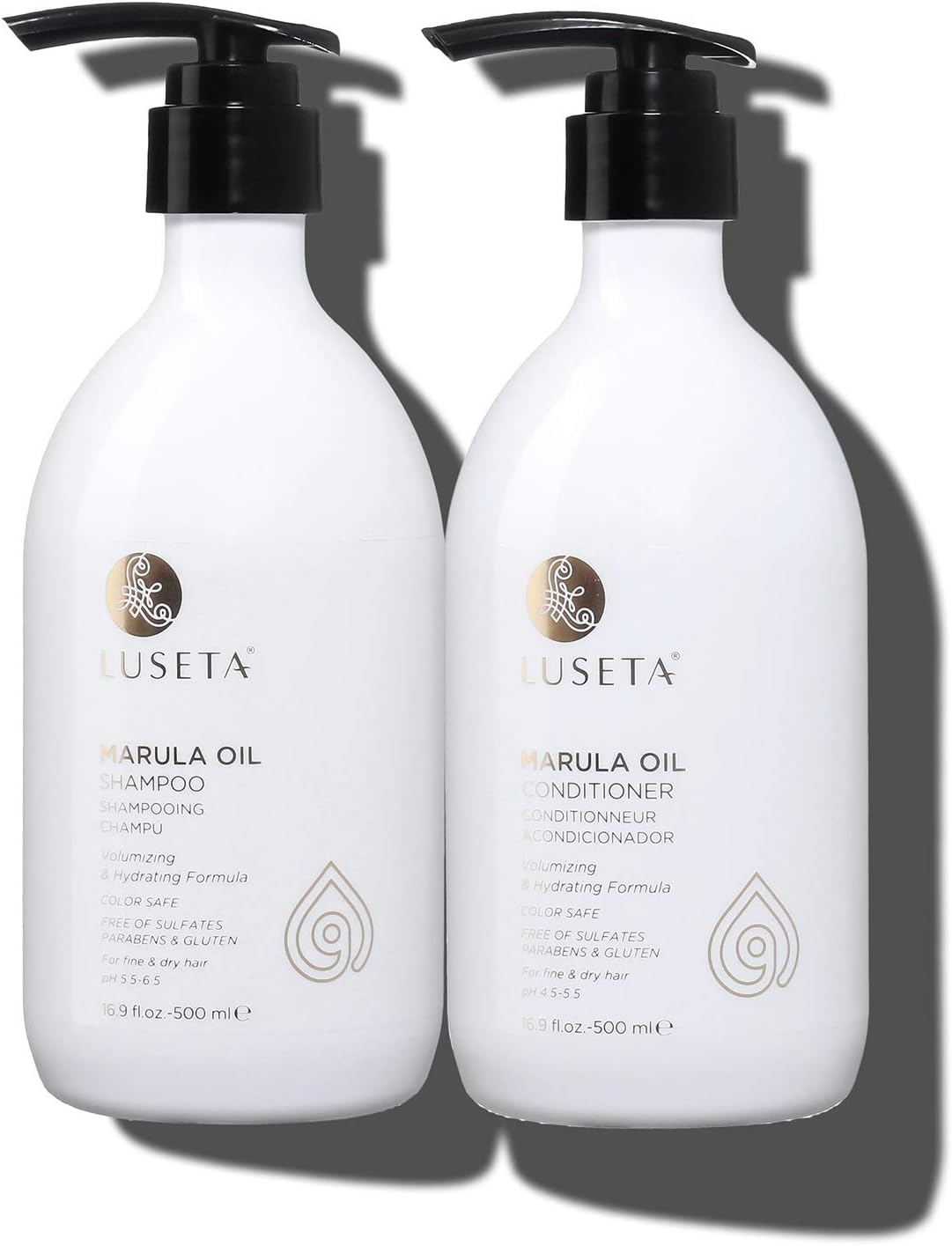 Amazon.com : Luseta Marula Oil Shampoo & Conditioner Set, for Fine and ...