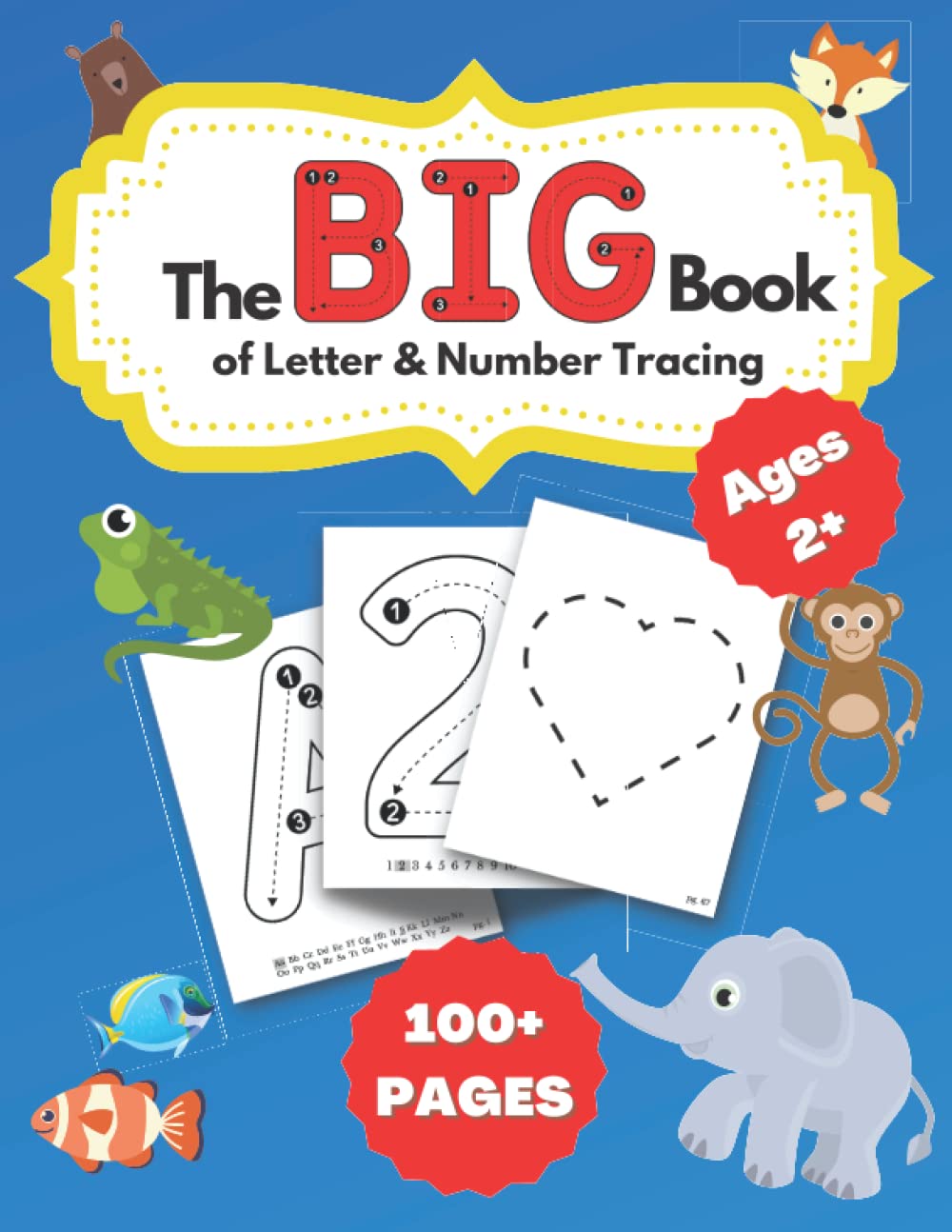 Amazon.com: Big Letter Tracing for Toddlers 2-4 years: Letter Tracing ...