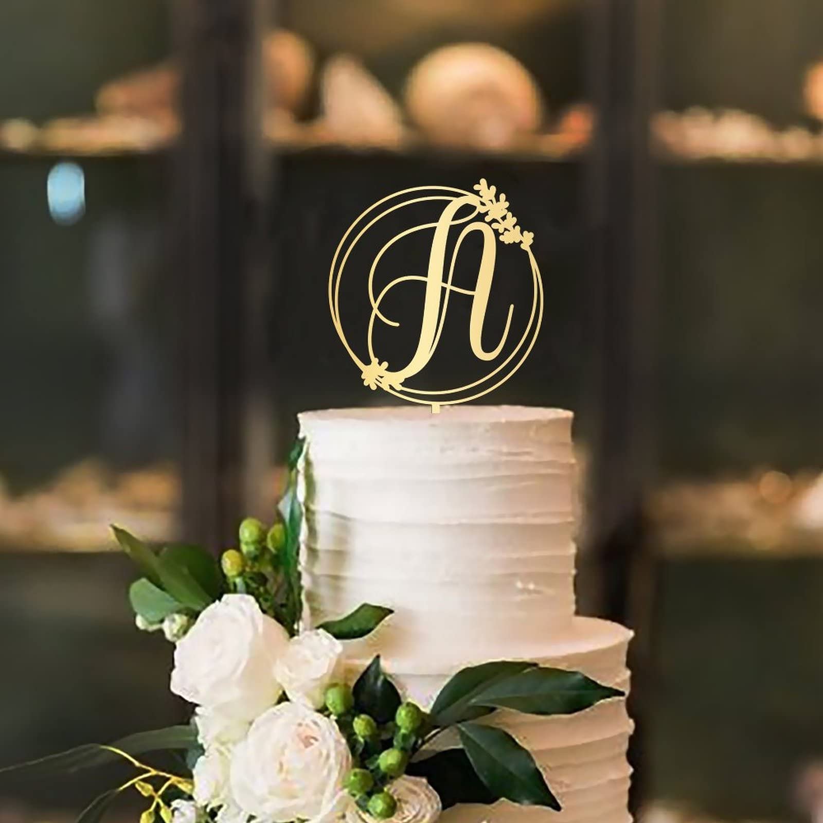 Gold Wedding Cake Letter Toppers Best Wedding Cake Toppers For The