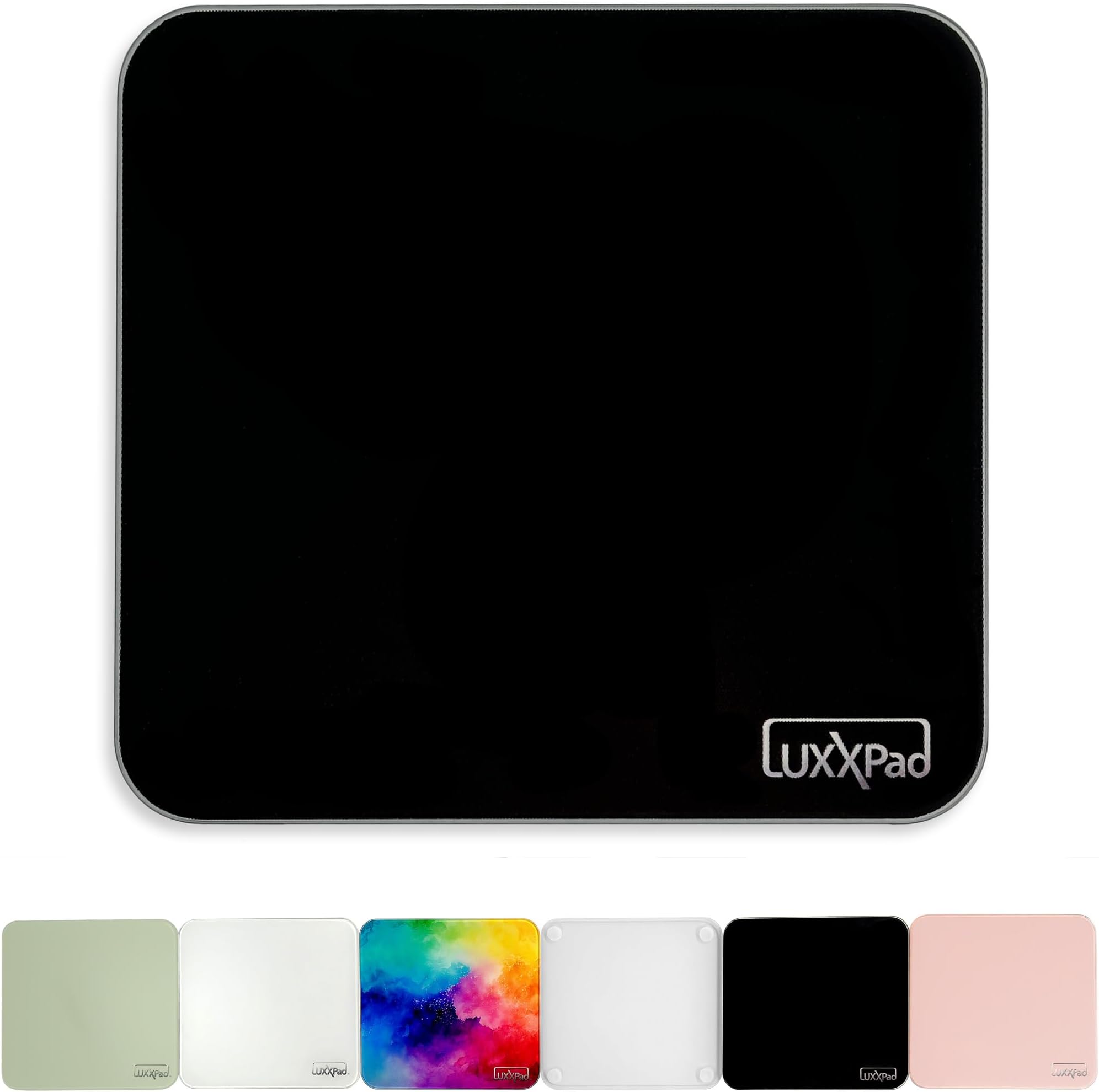 Amazon.com: Glassboard Studio LuxxPad Glass Mouse Pad - Mouse Pad ...