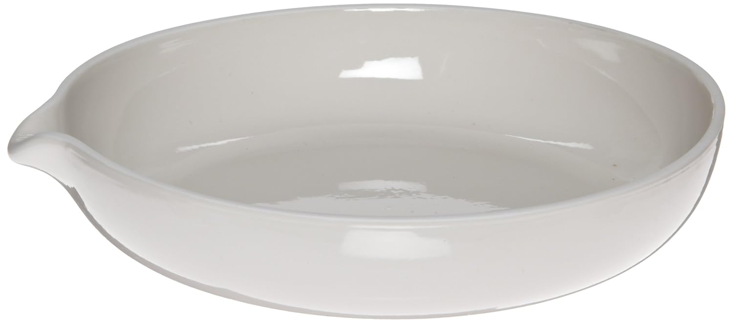 CoorsTek 60236 Porcelain Ceramic Evaporating Dish with Pouring Lip ...