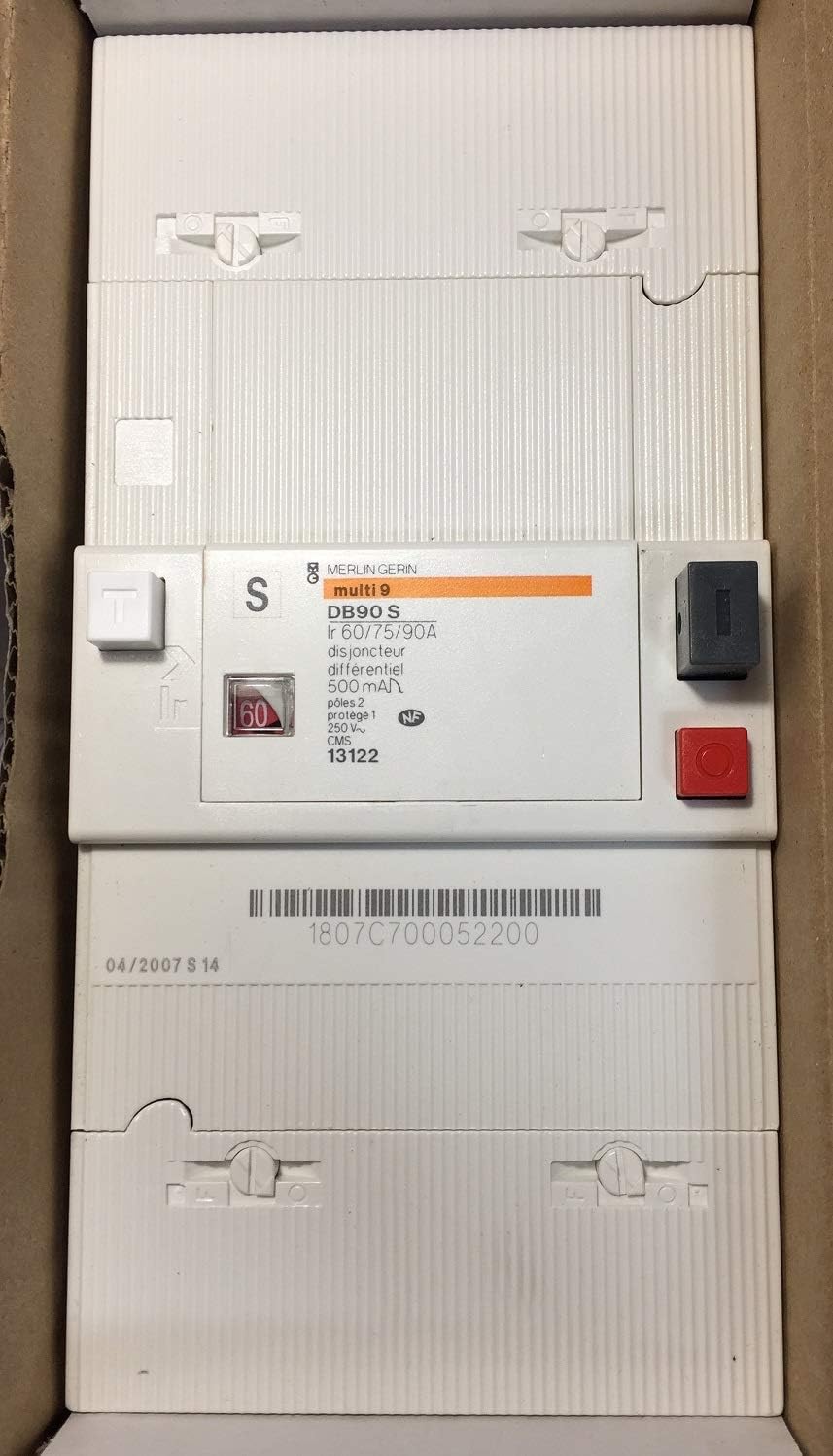 Merlin Gerin 13122 Differential Circuit Breaker DB90-2P - 60/90A ...