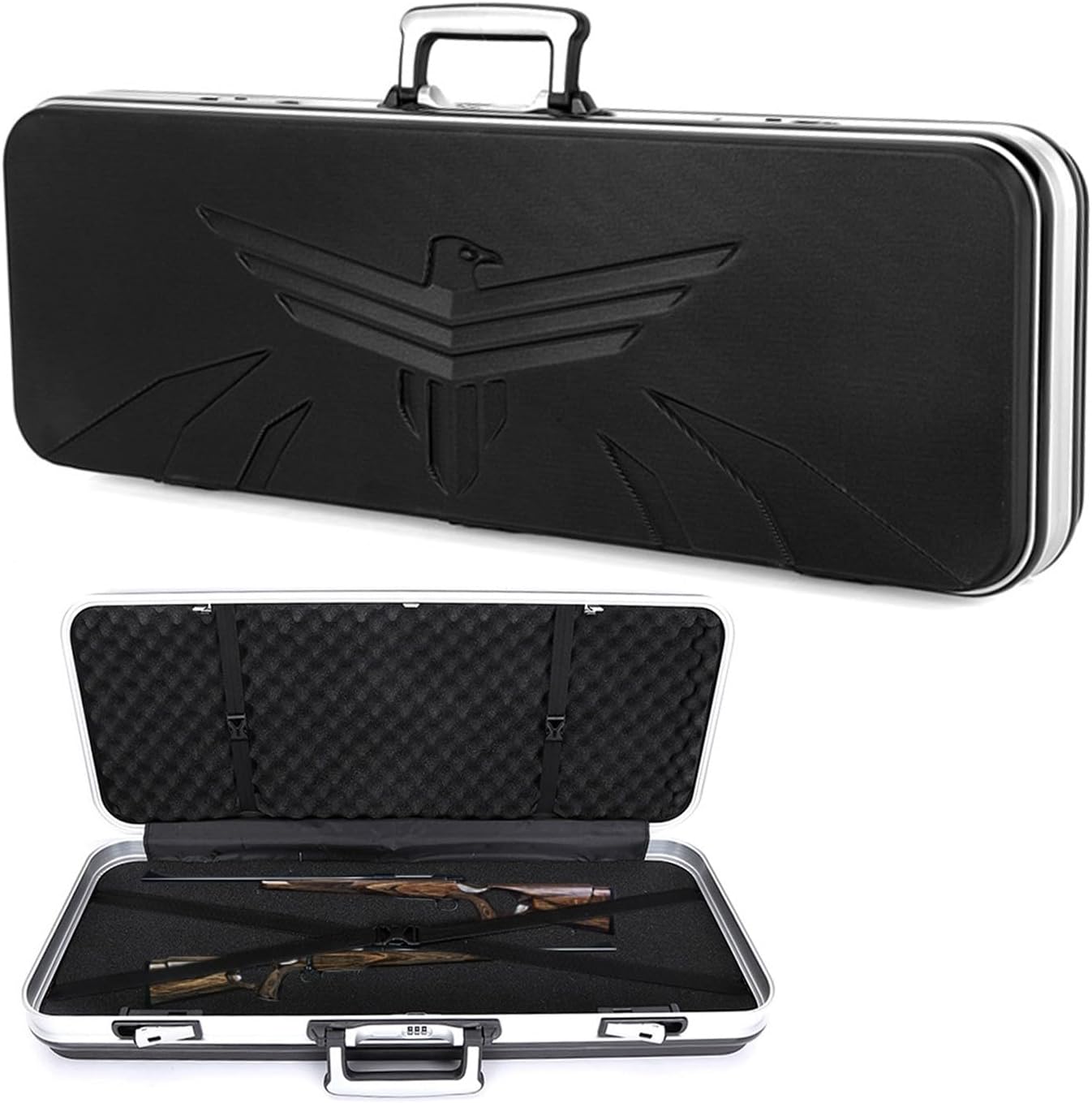 QMZDXH hard pistol cases, hard rifle cases, gun case 65/80/90/100cm ...