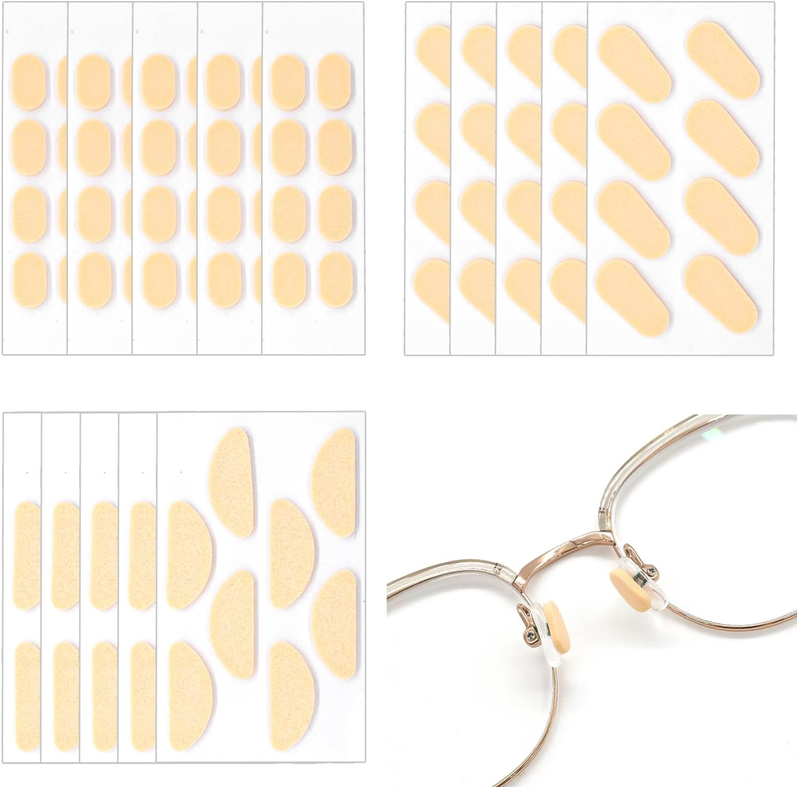 Amazon.com: EVA Foam Nose Pads for Glasses, 24 Pairs Non Slip and ...