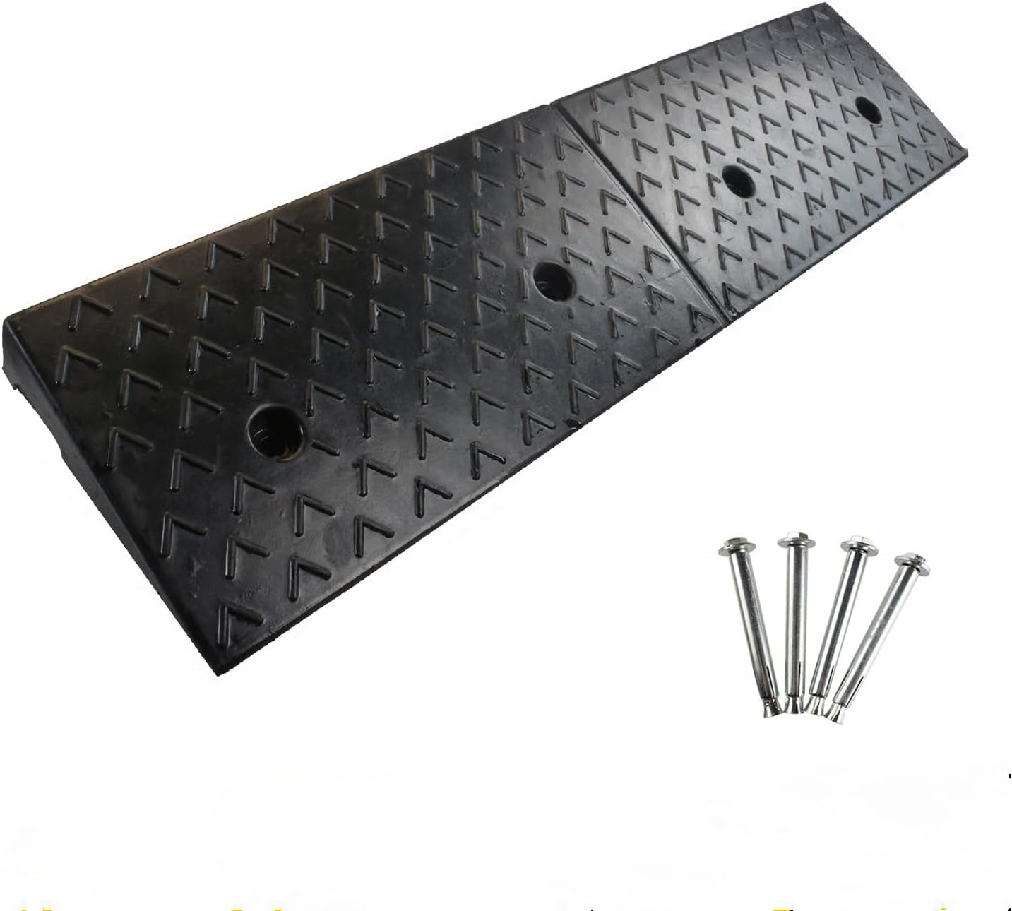 Amazon.com: MYOYAY 2'' Rise Rubber Curb Ramp Heavy Duty Rubber ...