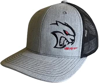 Dodge SRT Hellcat Redeye Snapback Trucker Hat – Heather Grey – Premium ...