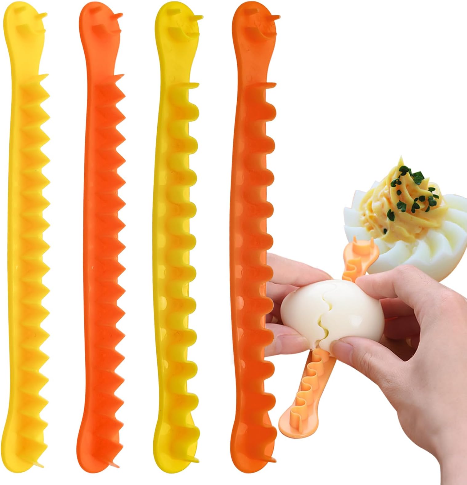 Amazon.com: Egg Cracker Tool, Egg Shell Opener, 3 Pieces In 1 Set. Egg ...