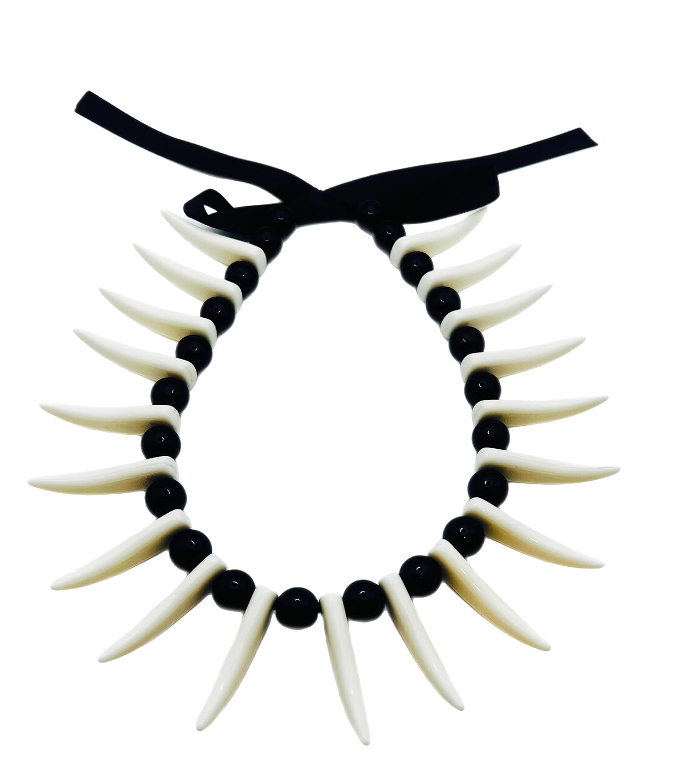 Samoan Necklace (Black) ula nifo for men women and children – Yaxa Colombia
