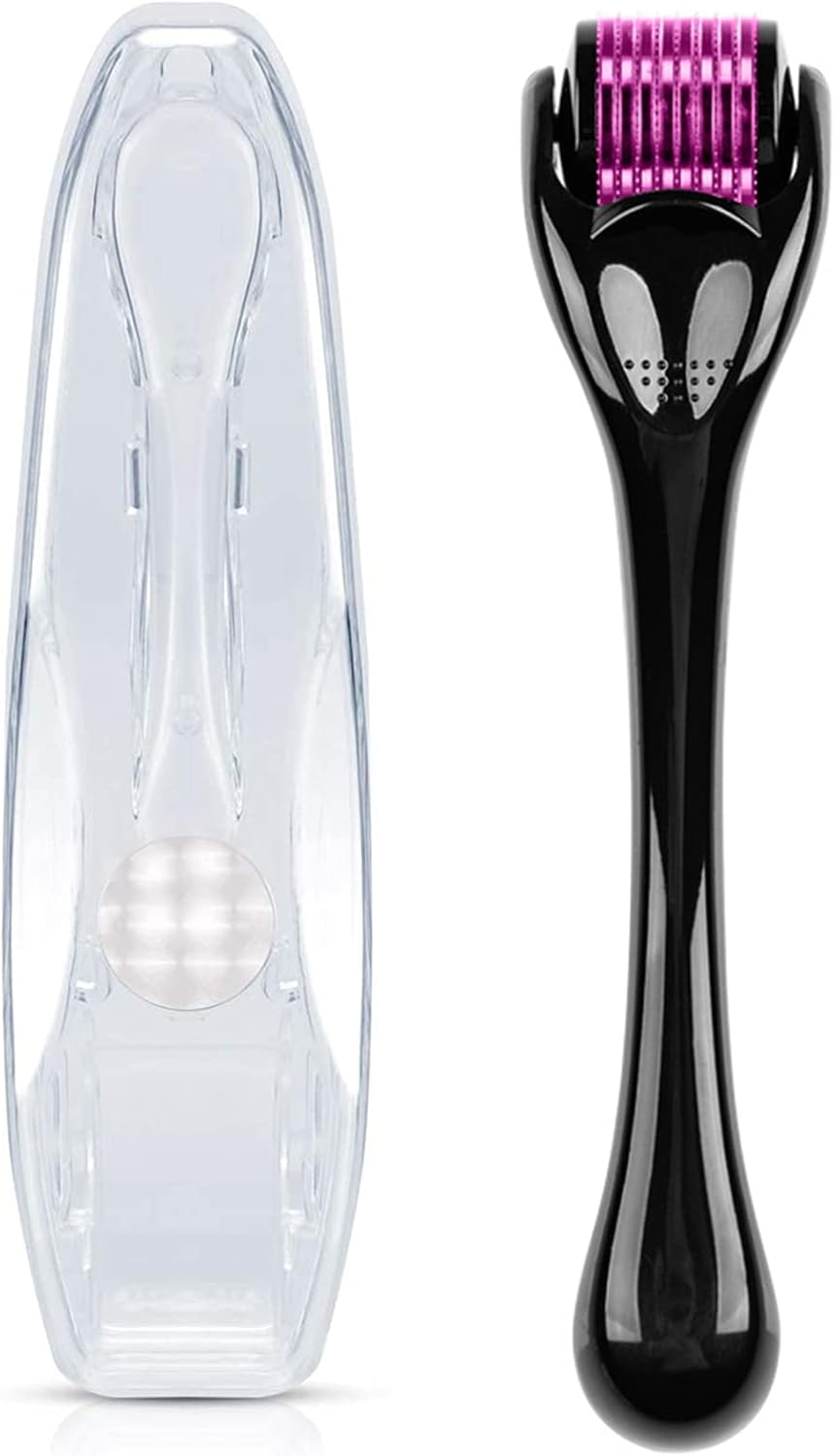 Derma Roller,Beard Derma Roller,540 0.5MM Titanium Needles,Beard Roller ...