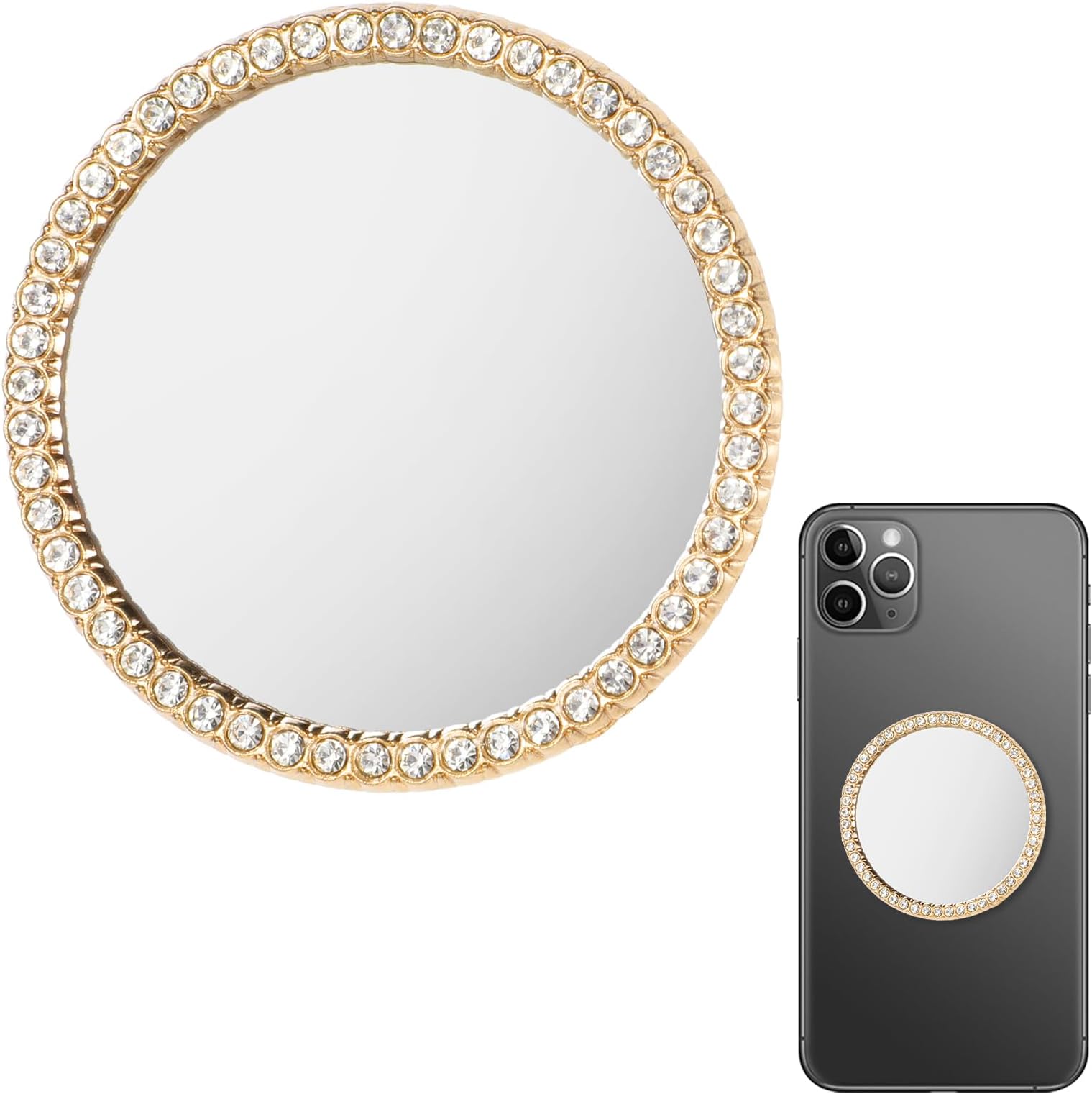 Amazon.com: 2.2" Magnetic Selfie Mirror for Back Camera，Slim Cell Phone ...