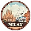 Amazon.com - Italy Milan City Sticker - Waterproof Vinyl Decal for Car ...