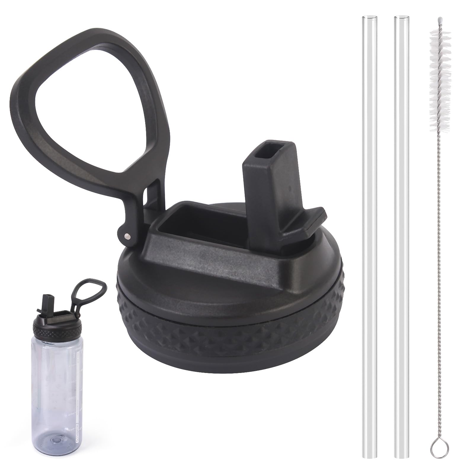 Amazon.com: Straw Lid Compatible with Nalgene,32 oz 20 oz Wide Mouth ...