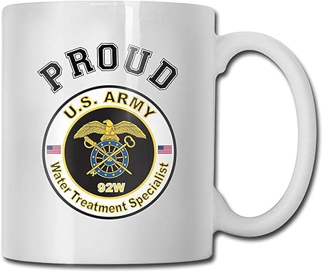 Army Mos 92W Specialista in trattamento delle acque Divertente tazza ...