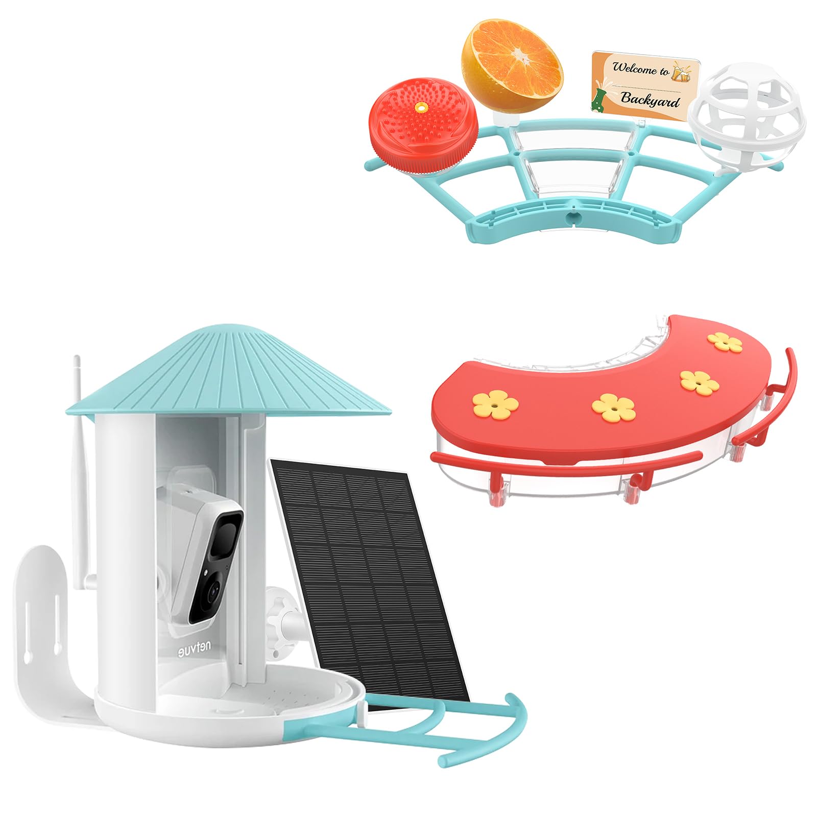 Amazon.com : NETVUE Birdfy AI Camera + DIY Pro Perch + Hummingbird ...