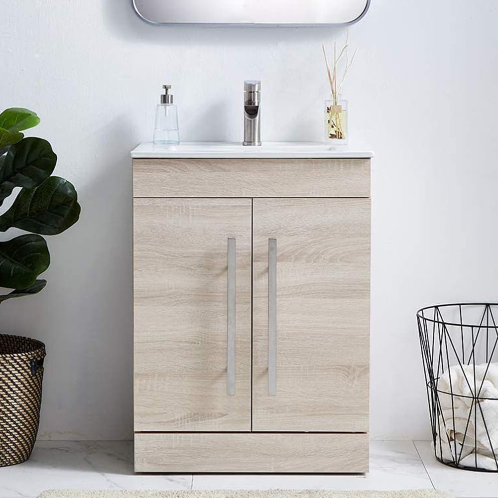 Amazon.com: Wenore Home 24 Inch Small Bathroom Vanity with Sink, Modern ...