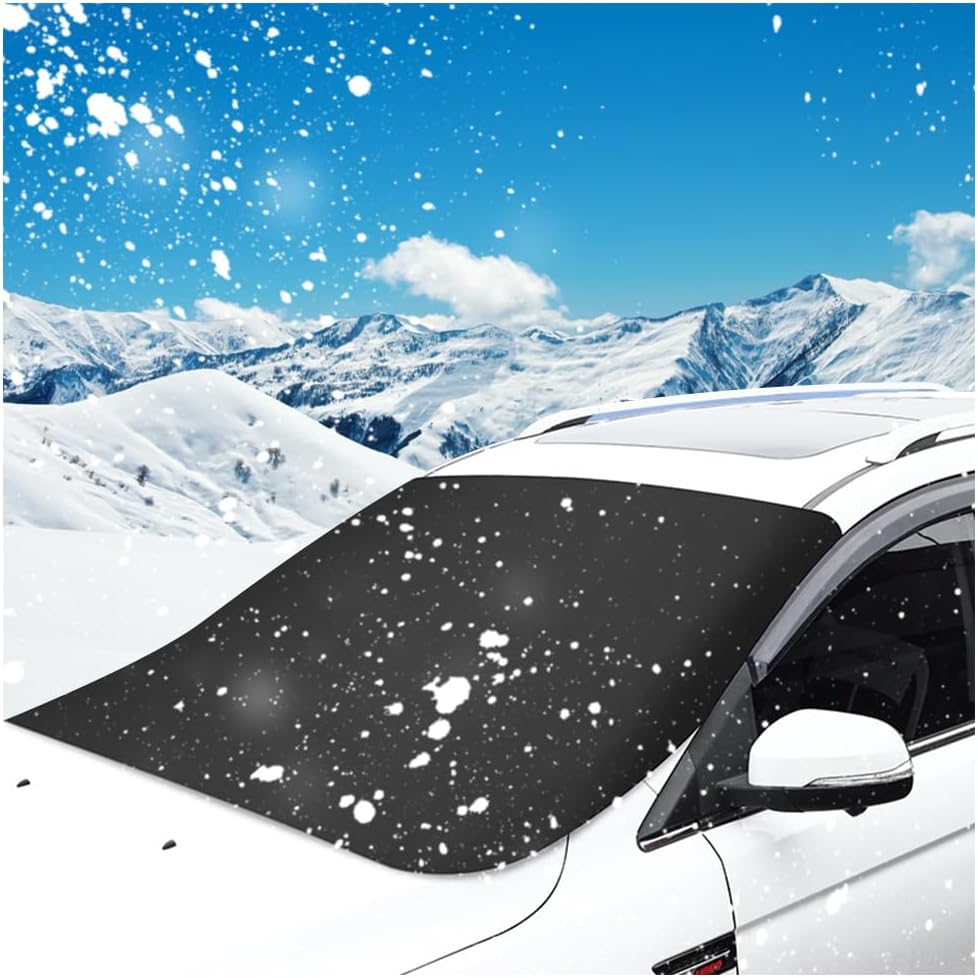 Amazon.com: carleef Magnetic Windshield Cover for Ice and Snow,Anti ...