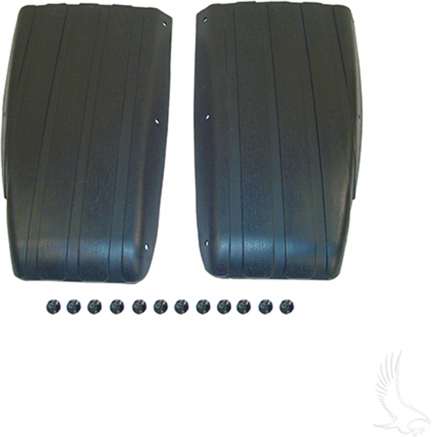 Amazon.com: Red Hawk BP-0034 Scuff Guards - Set of 2 with Rivets, Black ...