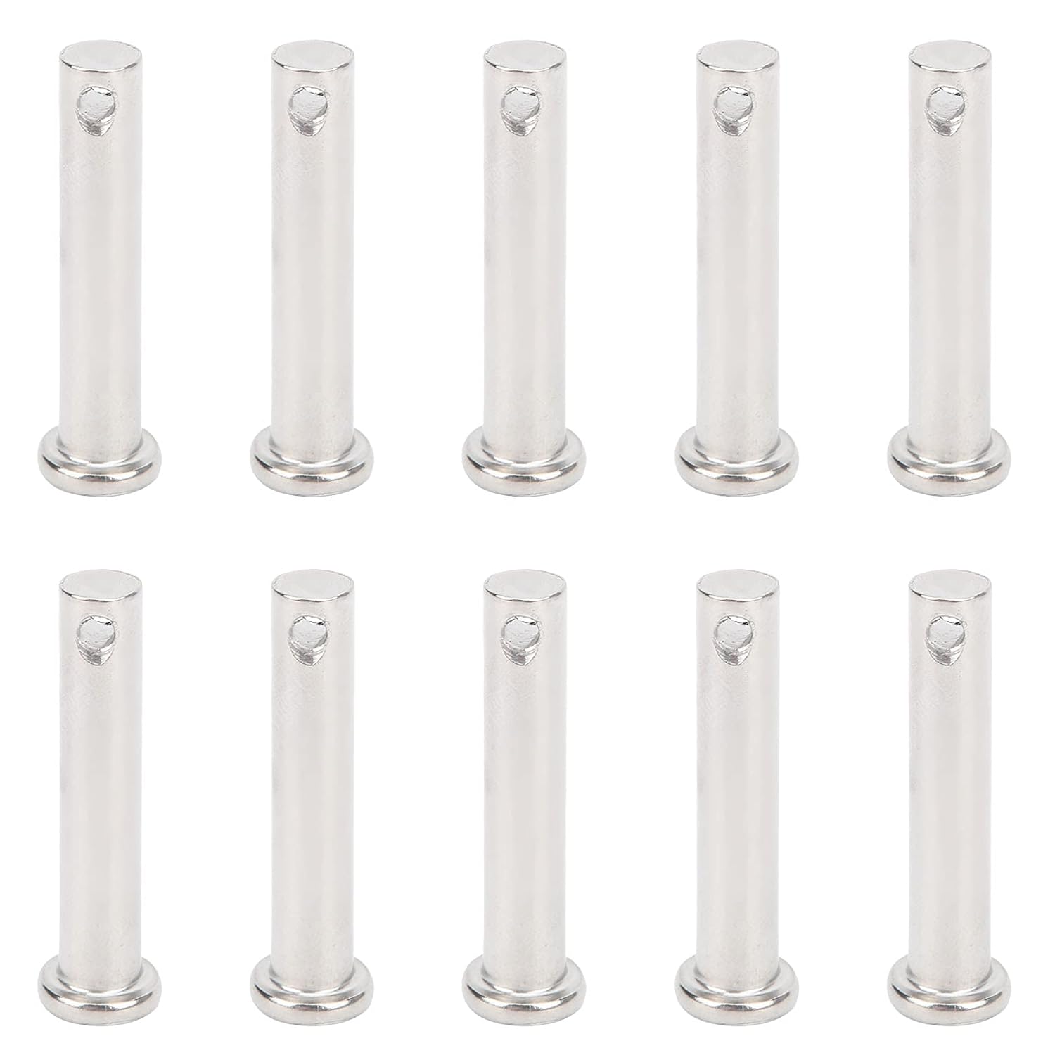 Clevis Pins, 10Pcs M8x40mm Round Clevis Pins 304 Stainless Steel ...
