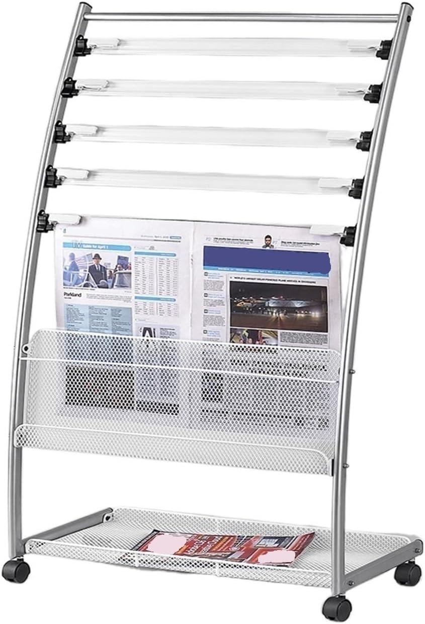 Amazon.com: VeSsen Aimery Floor Standing Magazine Racks Newspaper Racks ...