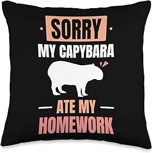 Amazon.com: Rodent Capybaras Cute Capybara Animals Sorry Ate My ...