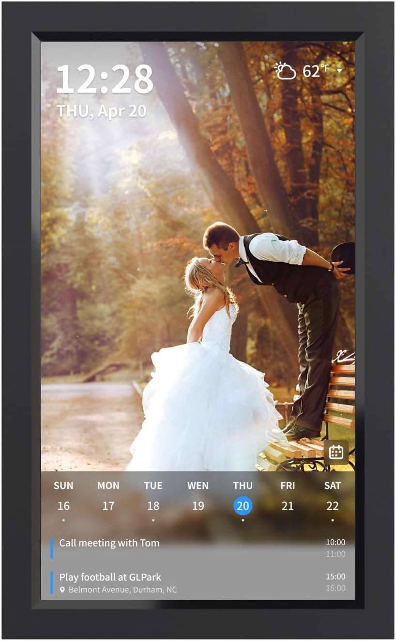 Amazon.com: SyncGo 15 inch Smart Wi-Fi Digital Calendar Beautiful Frame ...