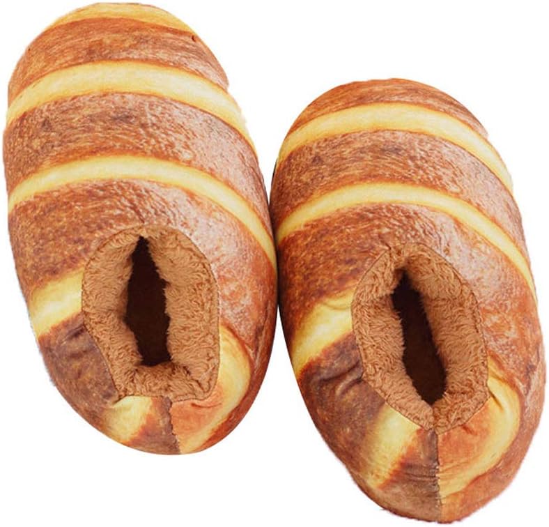 Amazon.com | seemehappy Simulation Bread Novelty Slippers Heel Cover ...