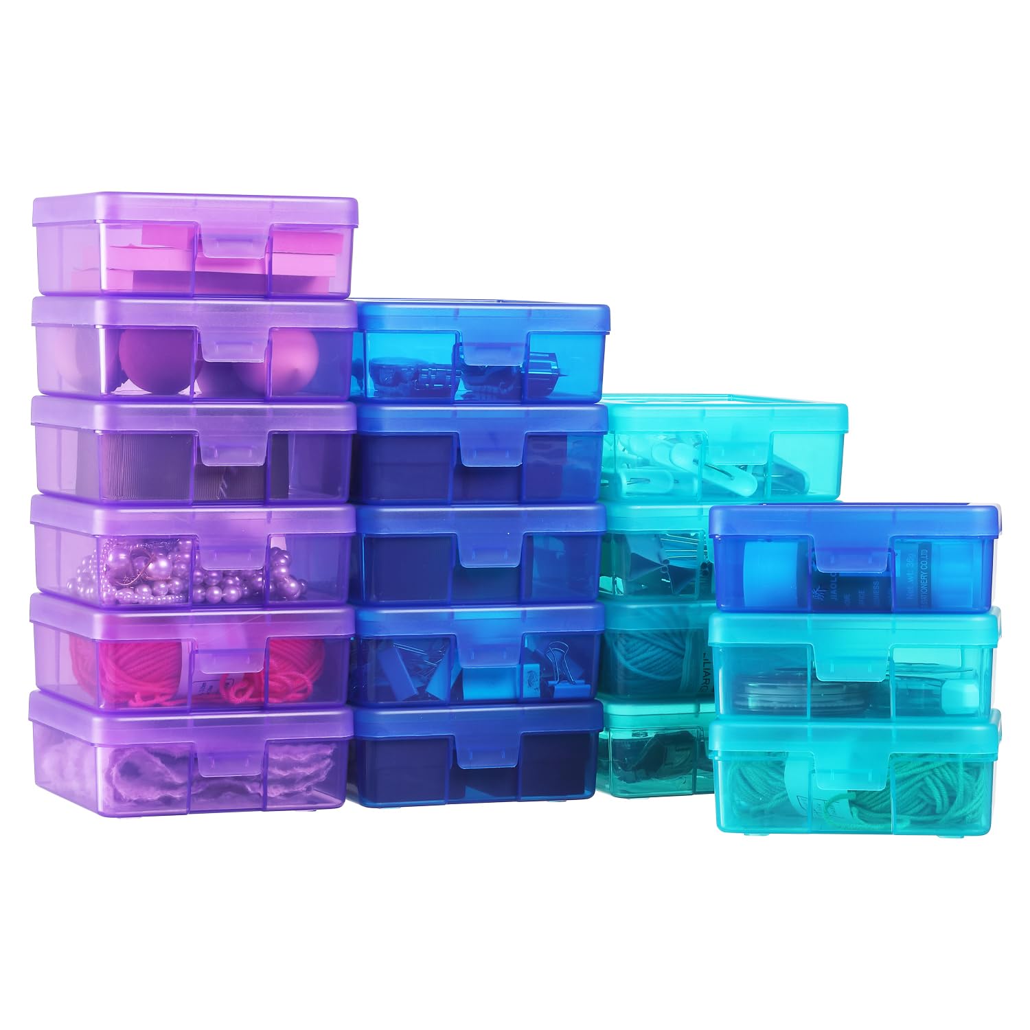 Snapklik.com : OMNISAFE 18 Pack Small Colored Plastic Hobby Art Craft ...