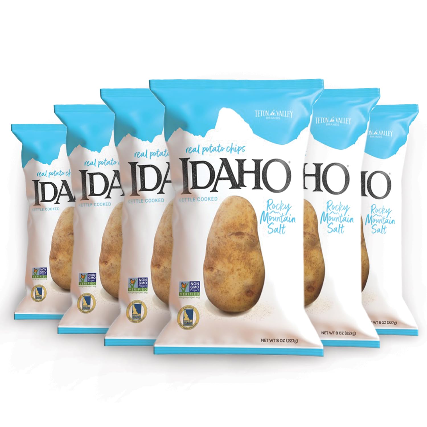 Amazon.com: Teton Valley Brands Idaho Kettle Cooked Rocky Mountain Salt ...