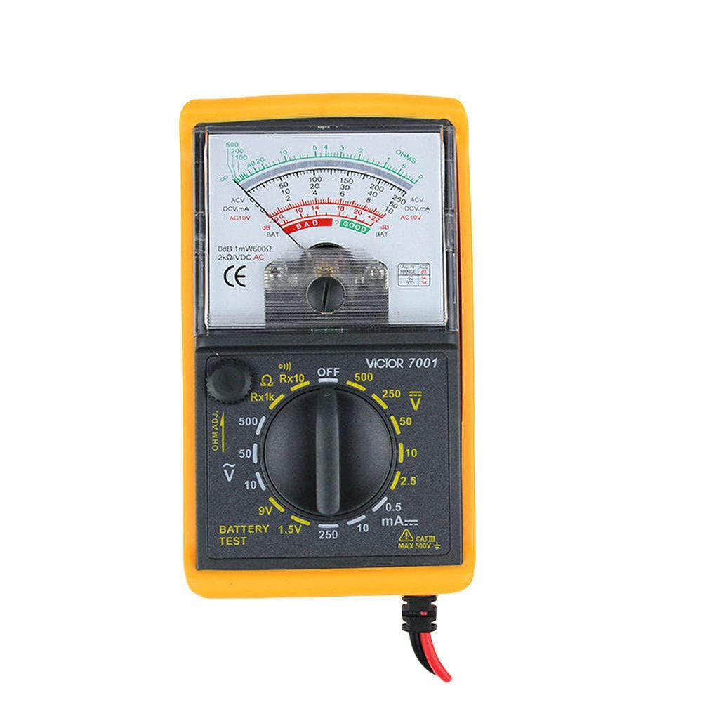 VICTOR 7001 Analogue Analog Multimeter Portable Pointer MULTITESTER ...