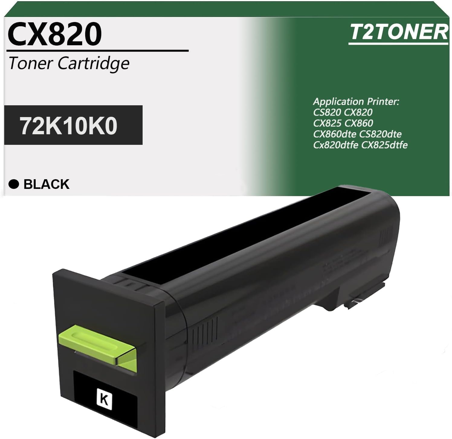 Amazon.com: Lexmark 72K1XK0 CS820, CX820, CX825, CX860 Black Extra High ...