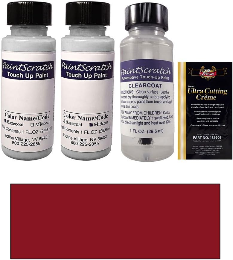 Amazon.com: Tricoat 1 Oz. Crystal Claret Tricoat Paint Bottle Kit for ...