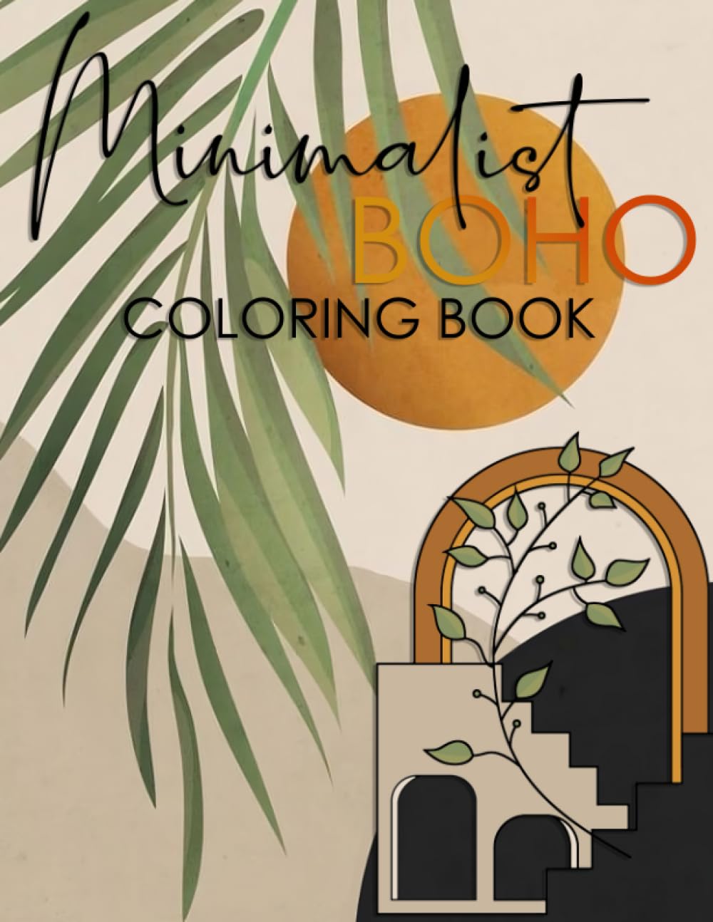 Amazon.com: Minimalist Boho Art Coloring Book: Simple Aesthetic ...