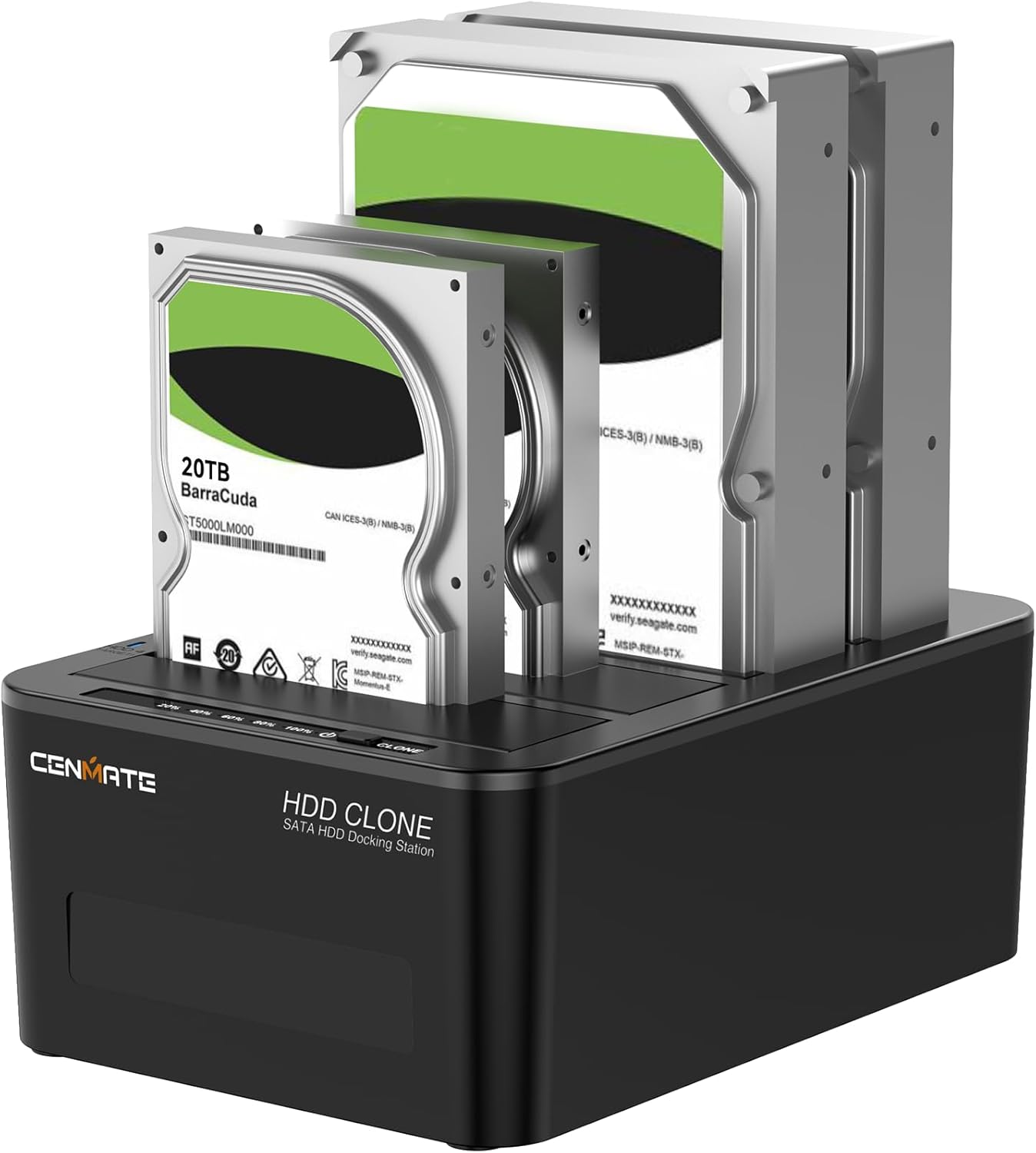 Amazon.com: CENMATE 4 Bay Hard Drive Docking Station with Offline Clone ...
