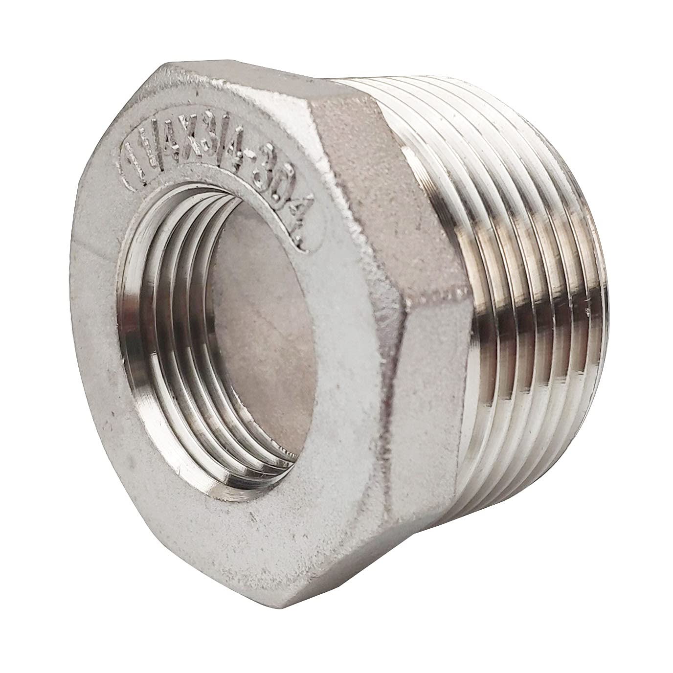 Snapklik.com : LOZOME 1-1/4 Male X 3/4 Female Thread Reducer Bushing ...