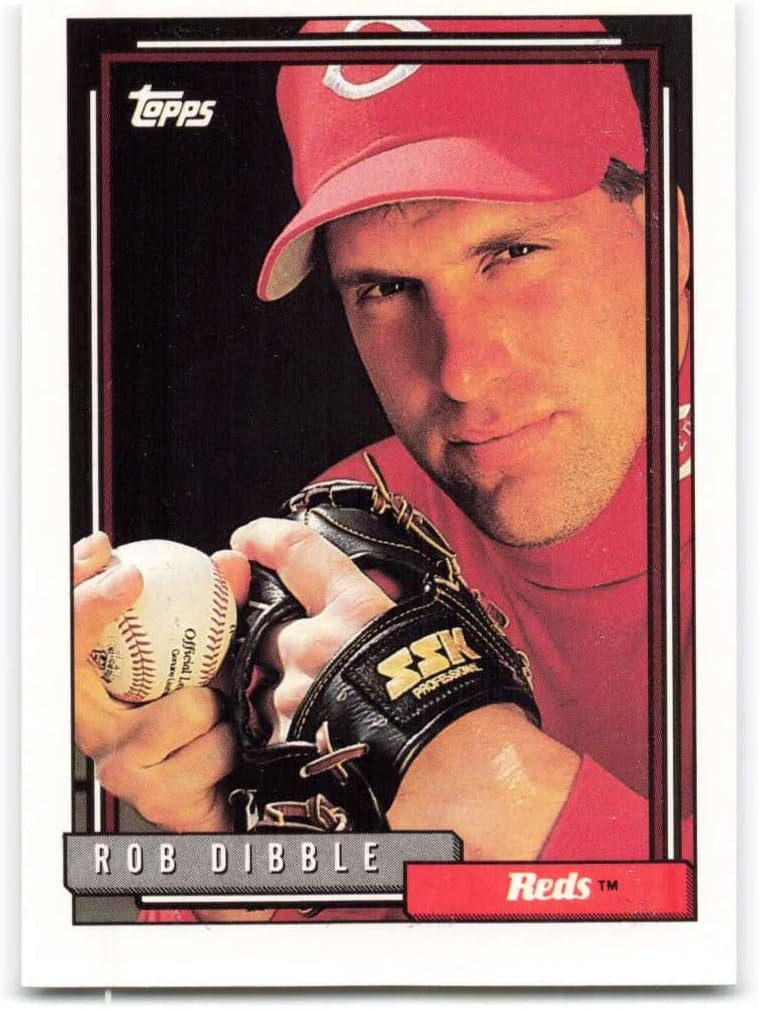 Amazon.com: 1992 Topps Baseball #757 Rob Dibble Cincinnati Reds ...