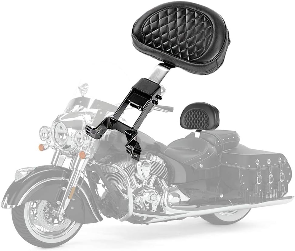 Amazon.com: Indian Motorcycle Rider Backrest Mount, Black : Automotive