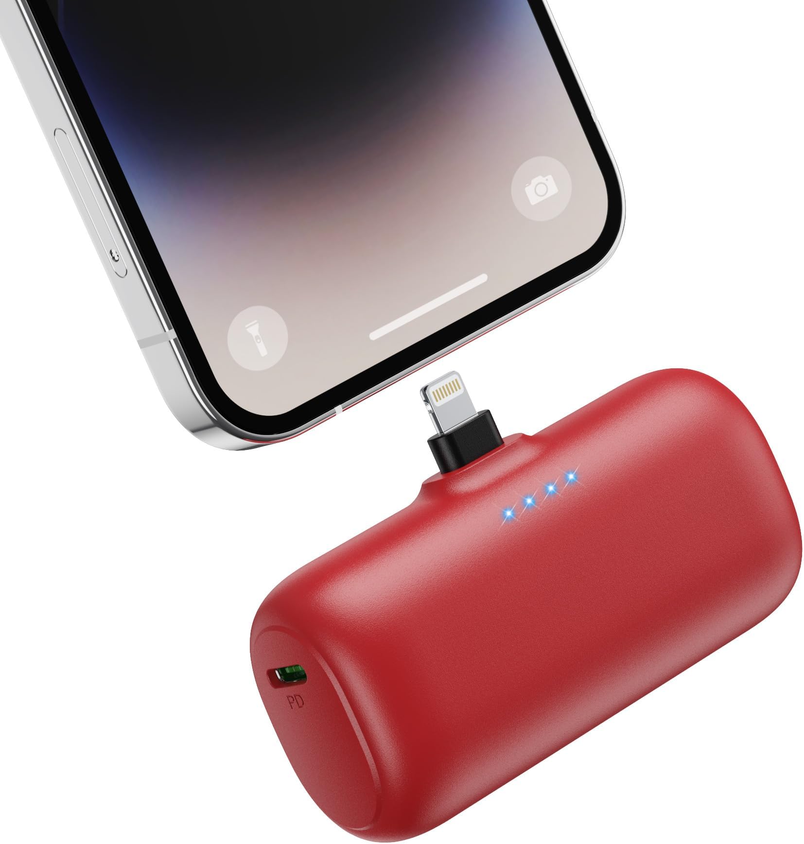 Amazon.com: TCNOLL Mini Portable Charger Power Battery Charger 15W ...