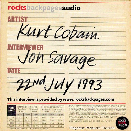 Amazon.com: Kurt Cobain Interviewed By Jon Savage : Nirvana: Digital Music