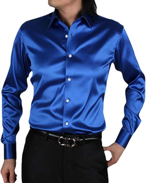 Amazon.it: camicia seta uomo