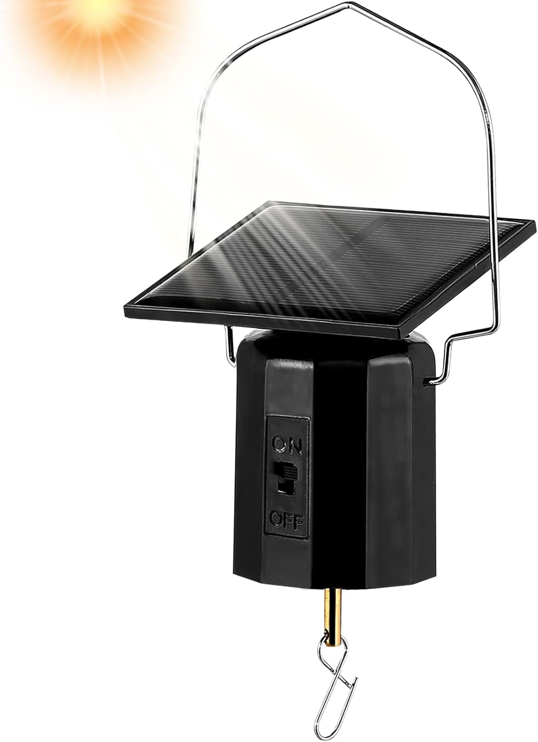 Amazon.com: Solar Powered Wind Spinner Motor, Mobile Rotating Motor ...