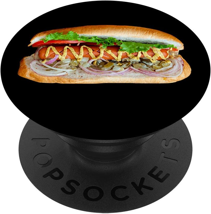 Amazon.com: Sandwich Burger Beef Meat Fast Food Gift Black Phone Holder ...
