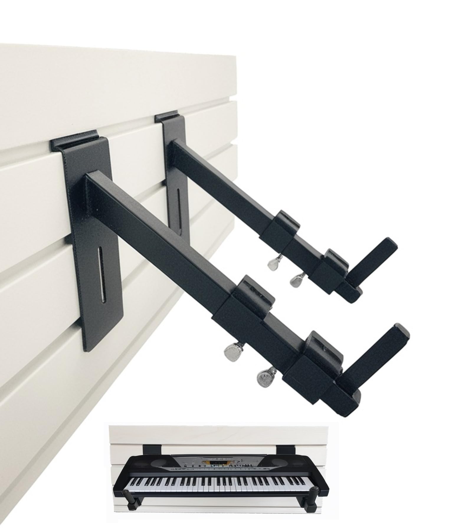 Snapklik.com : ModWgGuo Slatwall Steel Keyboard Arms