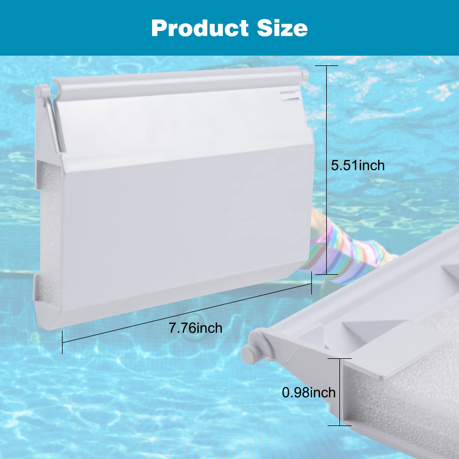 Snapklik.com : Pool Skimmer Weir Door SP-1082-K Weir Pool Skimmer ...