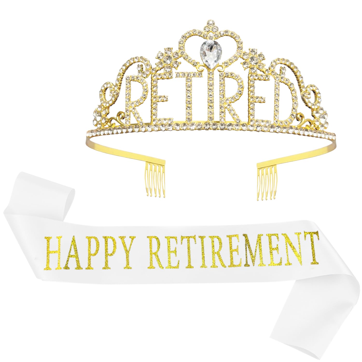 Snapklik.com : JETKONG Retirement Party Decorations Retired Tiara/Crown ...