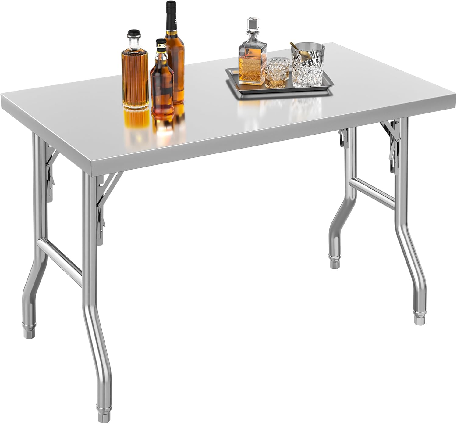Amazon.com: YITAHOME NSF Stainless Steel Folding Table, 48" X 24 ...