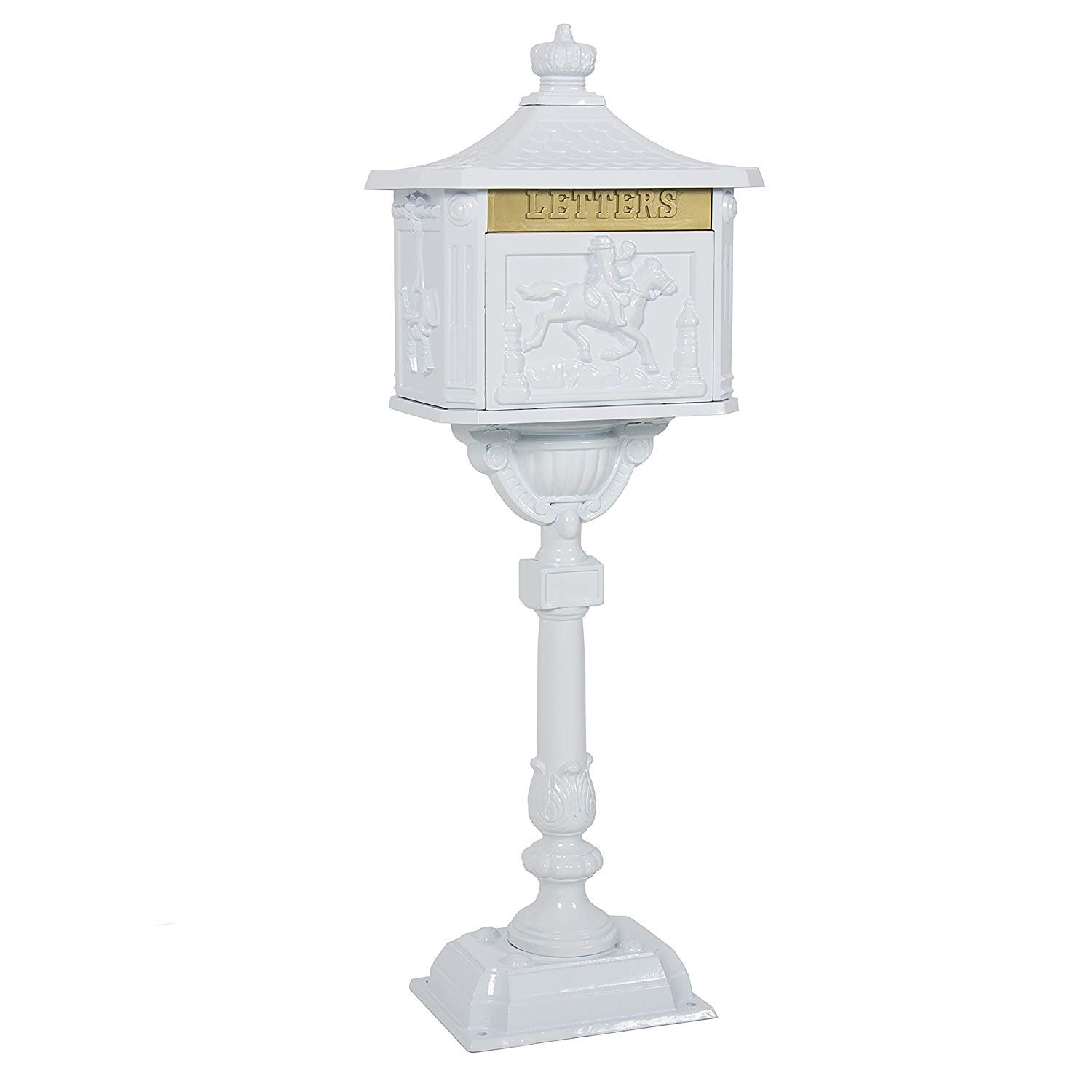Cast Victorian Pedestal Mailboxes Architectural Mailboxes Pedestal