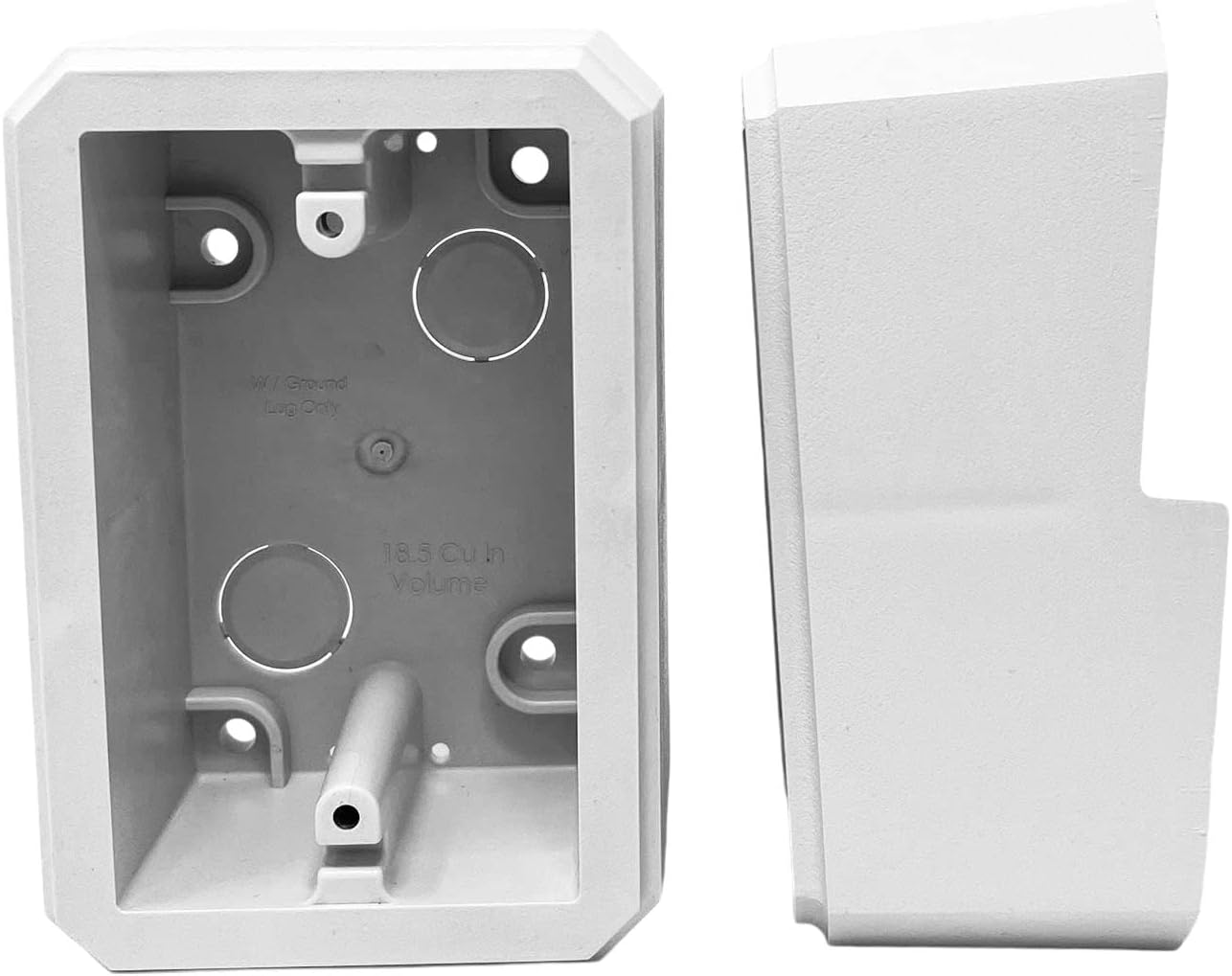 Arlington DBVS2W-1 Low Profile IN BOX Electrical Box with Weatherproof ...