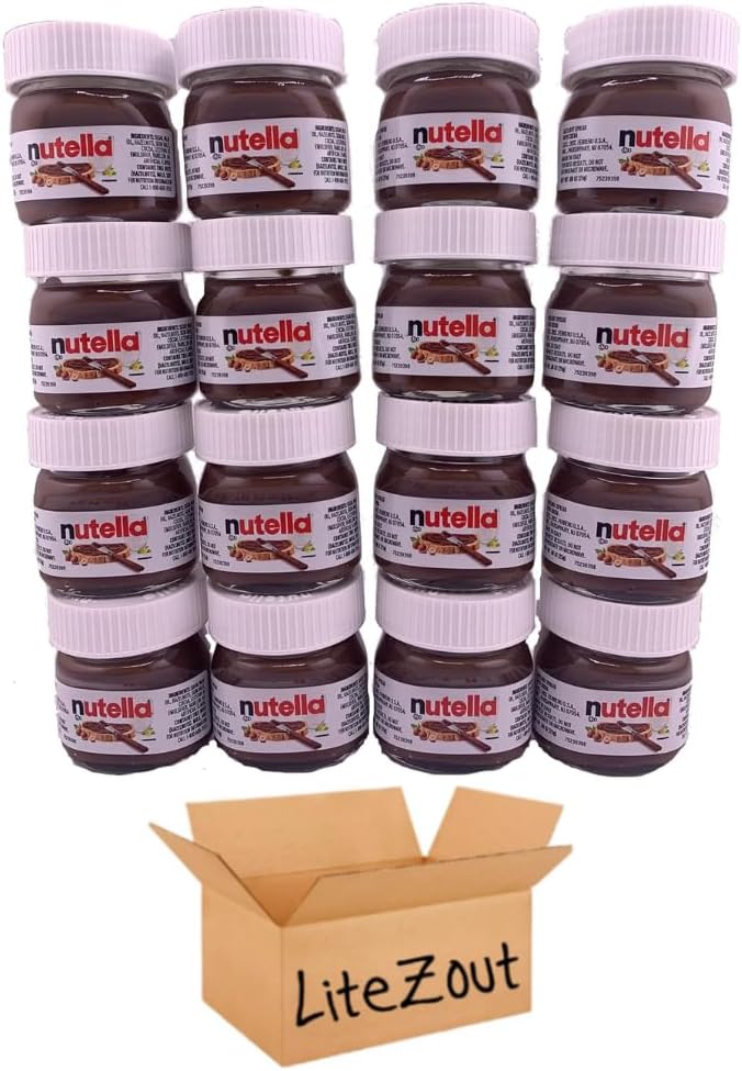 Amazon.com : Nutella Hazelnut Spread With Cocoa For Breakfast, Bulk 120 ...