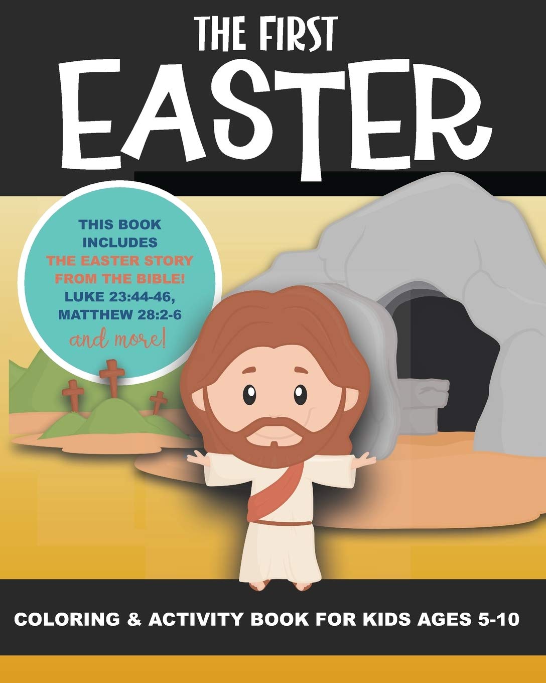 Buy The First Easter - Coloring and Activity Book for Kids Ages 5-10 ...