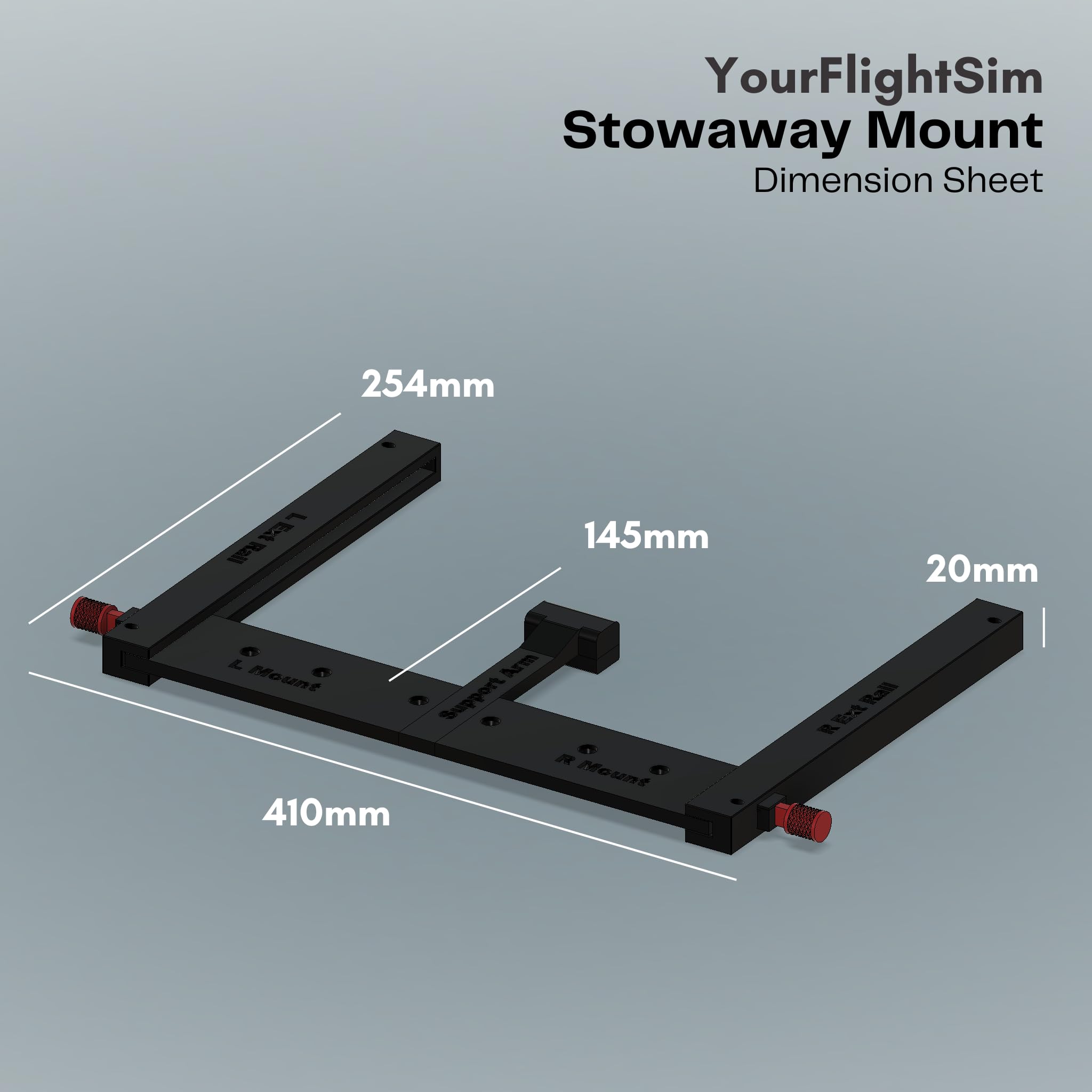 Snapklik.com : Stowaway Mount For The Honeycomb Alpha Yoke Or Bravo ...